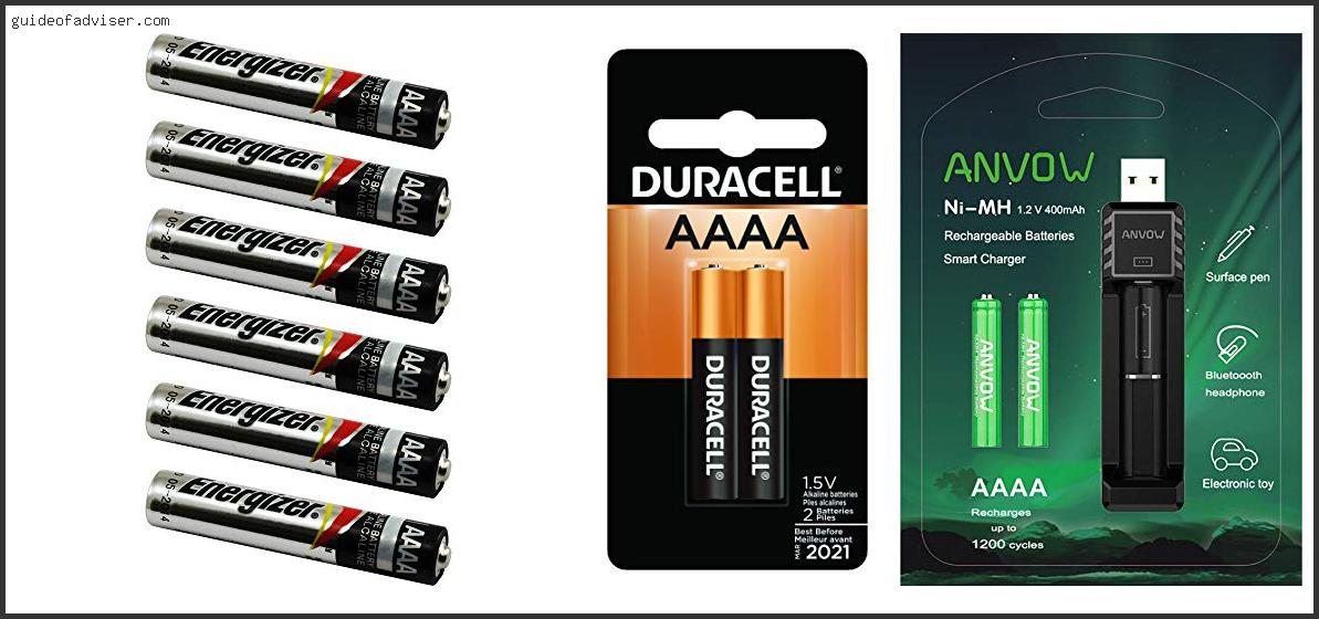 Top 10 Best Aaaa Batteries Of The Year