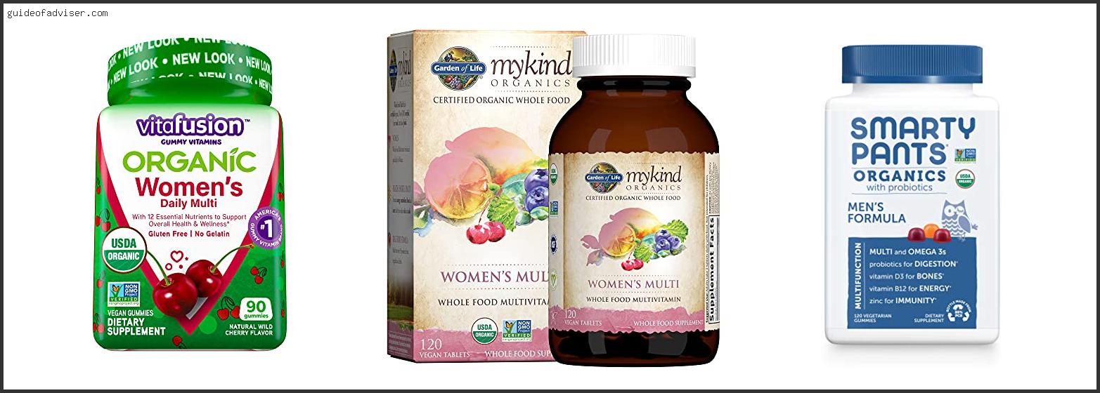 Top 10 Best Organic Multivitamins Review & Buying Guide