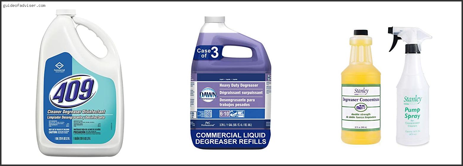 Top 10 Best Commercial Degreaser Of 2025 ( Updated )