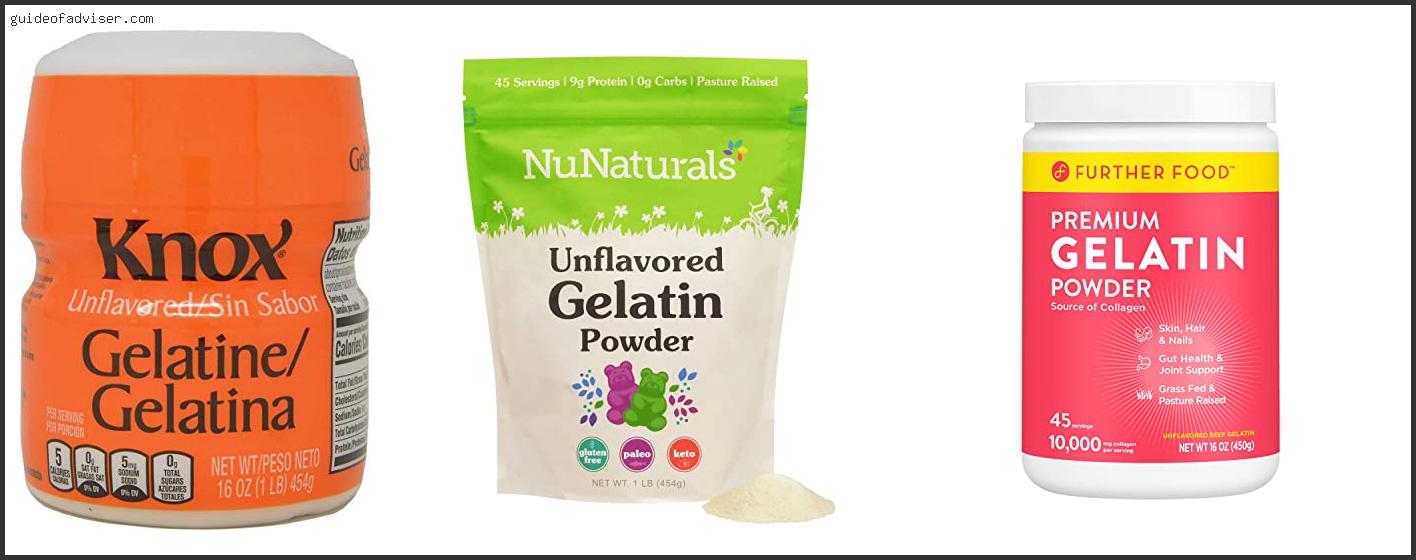 Top 10 Best Gelatin Powder Of 2025 ( Updated )